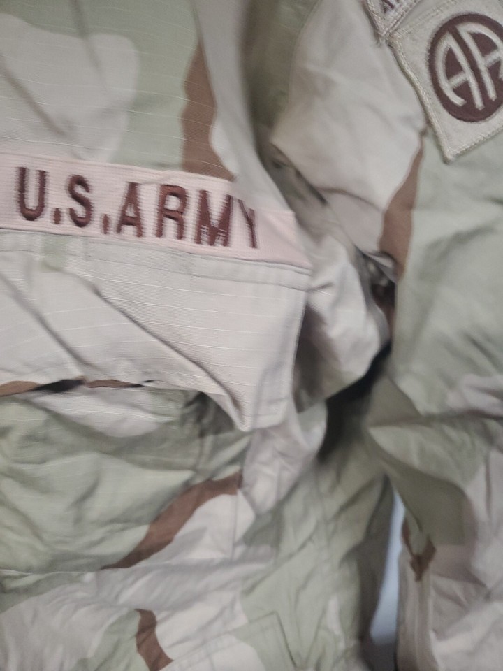 DCU Shirt/Coat Medium Long Desert Tri-Color Camo Cotton/Nylon USGI Army ...