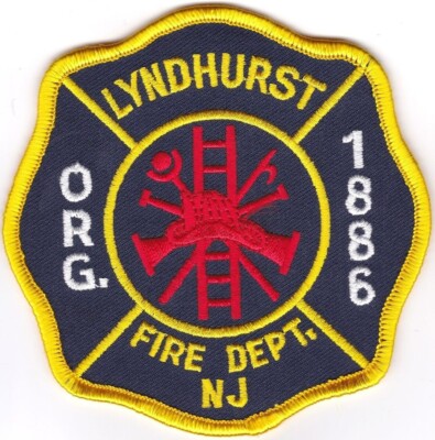 Lyndhurst Fire Dept. New Jersey NJ patch shipped from Australia | eBay