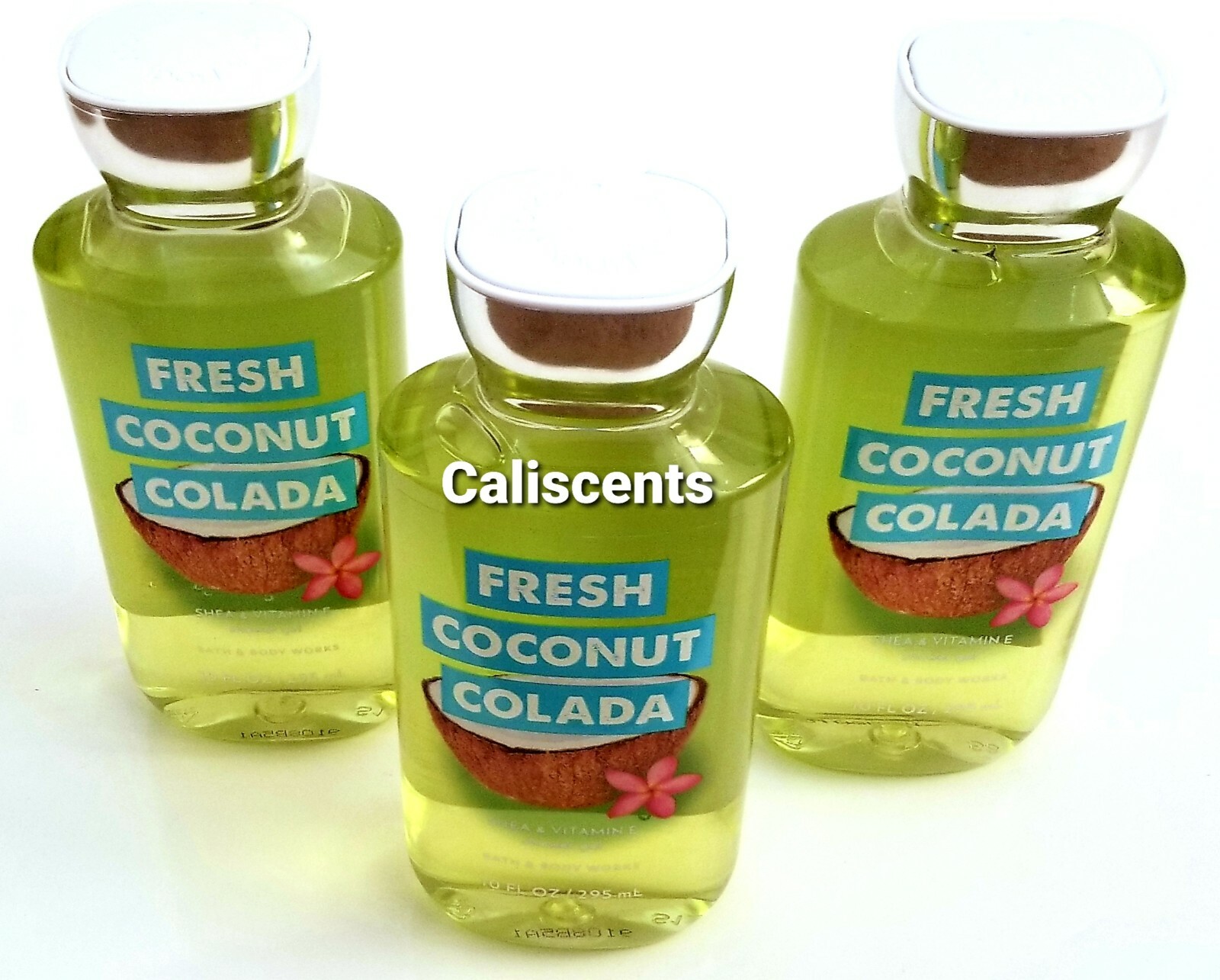 3 Bath and Body Works Fresh Coconut Colada Shower GEL 10oz for sale ...
