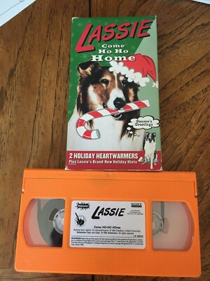 Lassie Come Ho Ho Home - Vintage 1994 VHS VCR VIDEO Tape - Nickelodeon ...