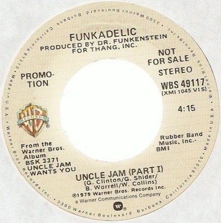 Funkadelic - Uncle Jam (7" Single, Promo) | eBay