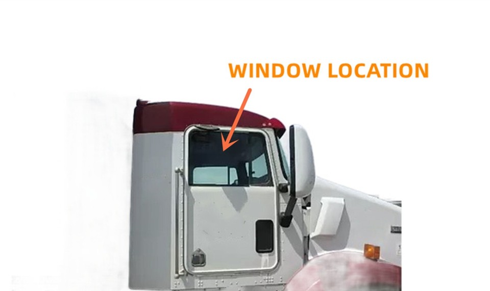 Front Door Window Glass Kenworth T170 T270 T300 T370 T400 T450 T600 ...