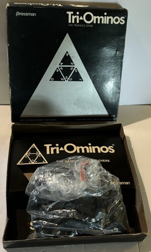 Vintage Tri-Ominos Triangle 4420 Pressman Complete Tile Game | eBay