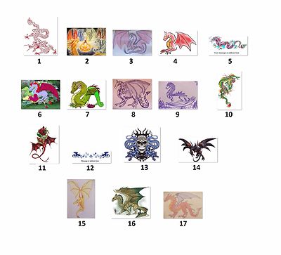 30 Personalized Mythical Dragons Address Labels (my1) | eBay