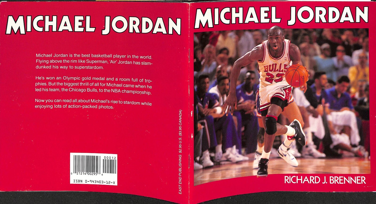 1992 MICHAEL JORDAN BOOK BY RICHARD J. BRENNER | eBay