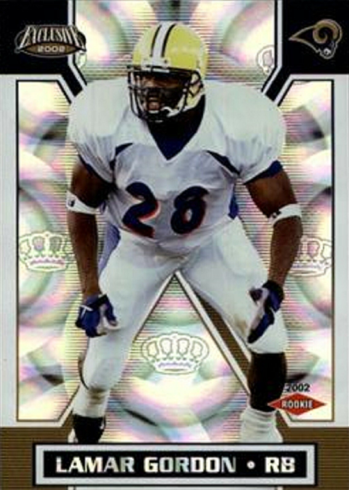 2002 Pacific Exclusive #142 Lamar Gordon RC St. Louis Rams | eBay