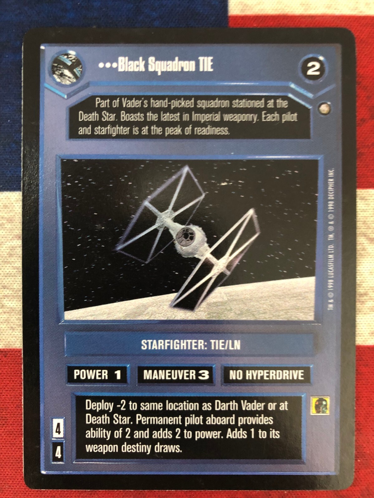 Star Wars CCG - Official Tournament Sealed Deck singles SWCCG OTSD ...