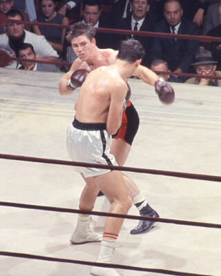 1966 Heavyweight Boxers JERRY QUARRY vs Tony Alongi 8x10 Photo Print ...