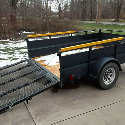2 Sided Tailgate Utility Trailer Gate & Ramp Lift Assist System 350 ...