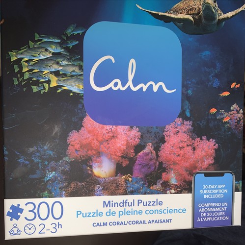300 Piece Calm Mindful Jigsaw Puzzle Calm Coral Meditate | eBay