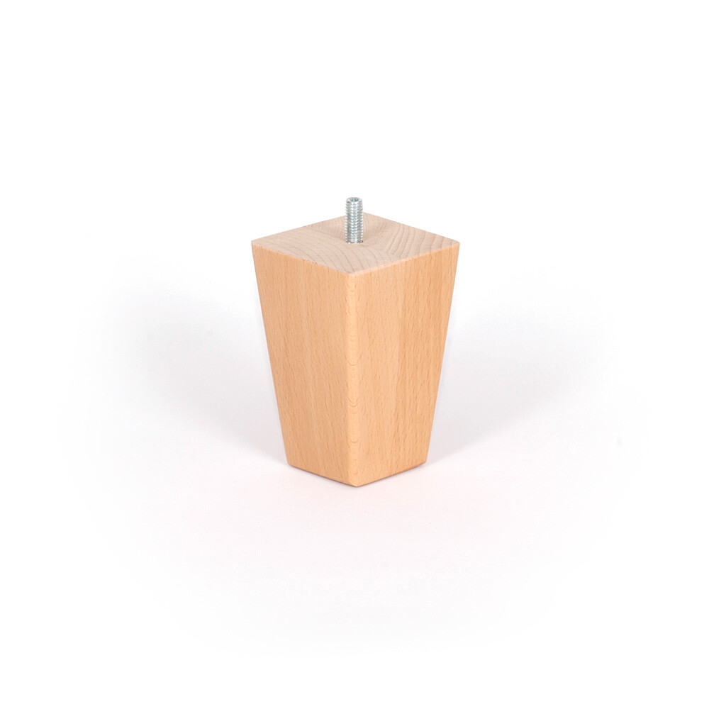 4x Wooden Furniture Square Tapered 4-10'' Feet Legs For Bed Stools Sofa ...