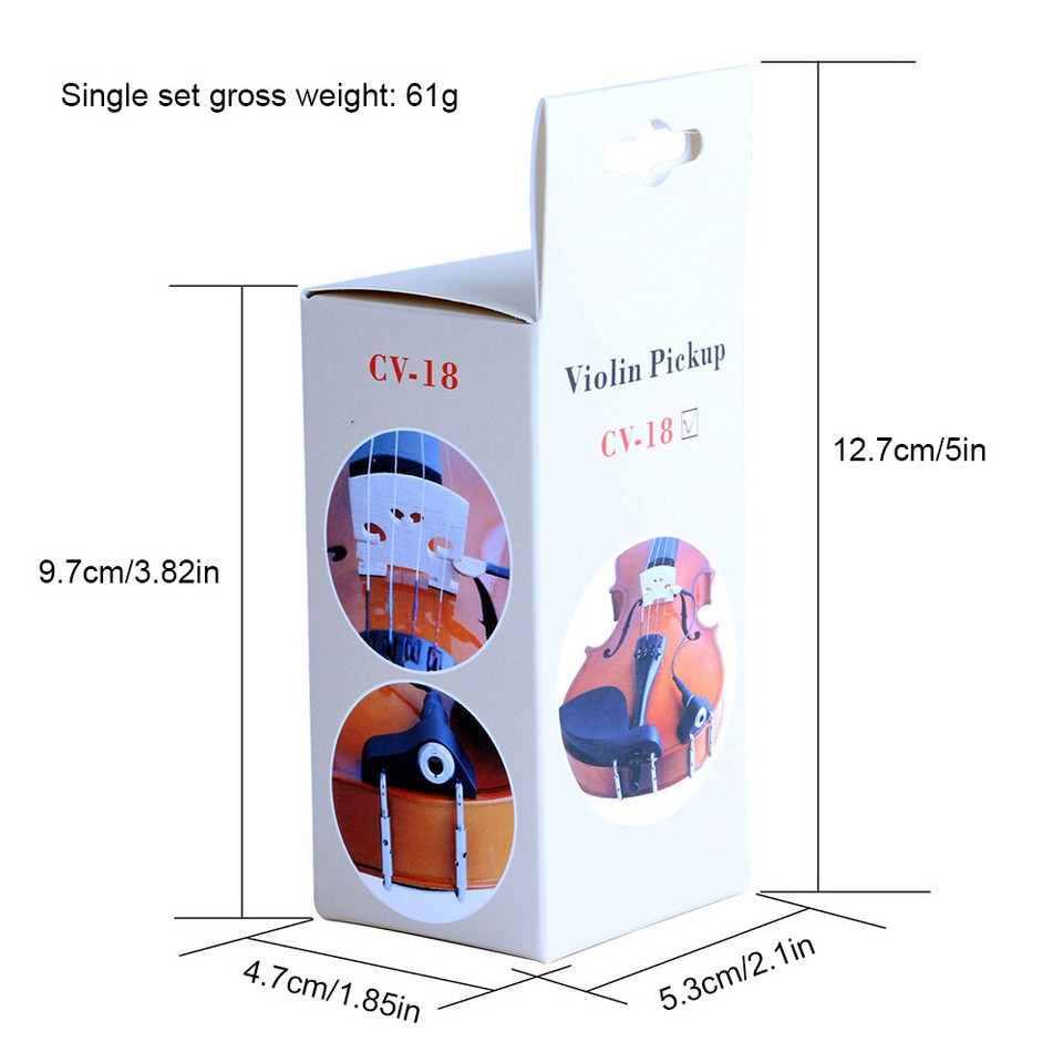 Violin Pickup Portable Viola Pickup Professional Violin Viola Pickup | eBay