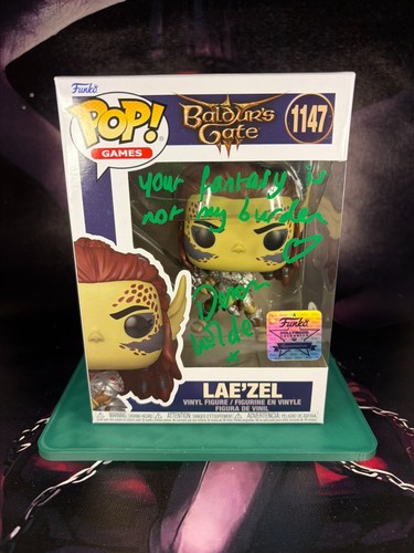 Funko Pop Lae'zel 1147 Baldur's Gate 3 BG3 Games Signed Auto Devora ...