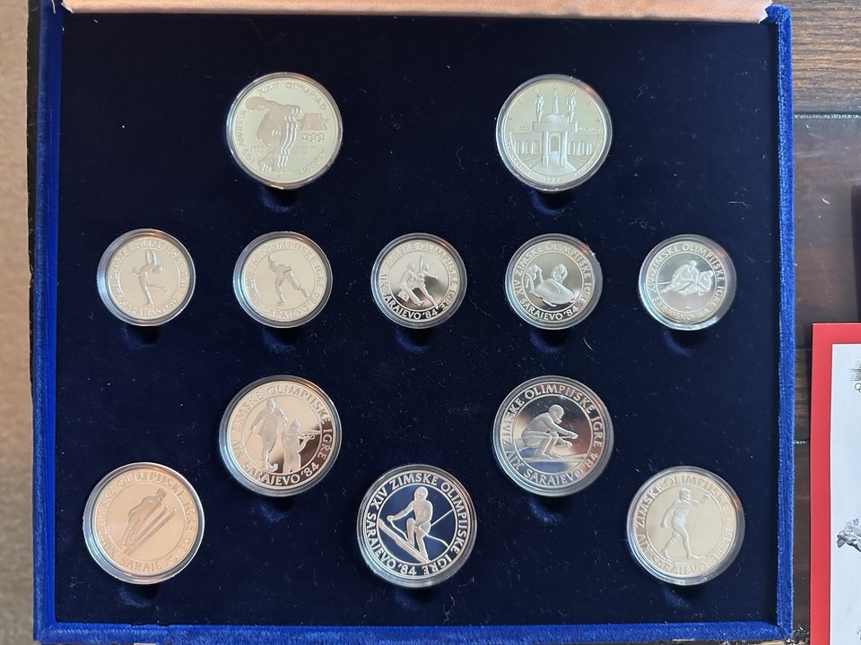 Sarajevo 1984 Winter Olympics Commemorative Coin Set | eBay