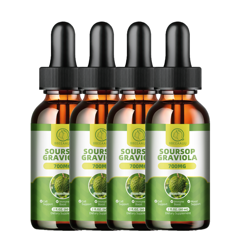 Pure Soursop Graviola Extract Liquid Drops Support Regeneration, Immune ...