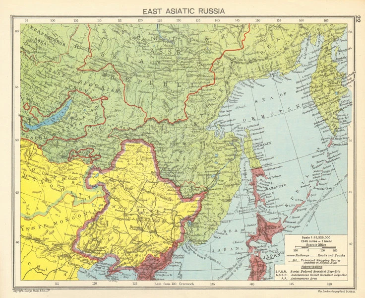Manchuria Map