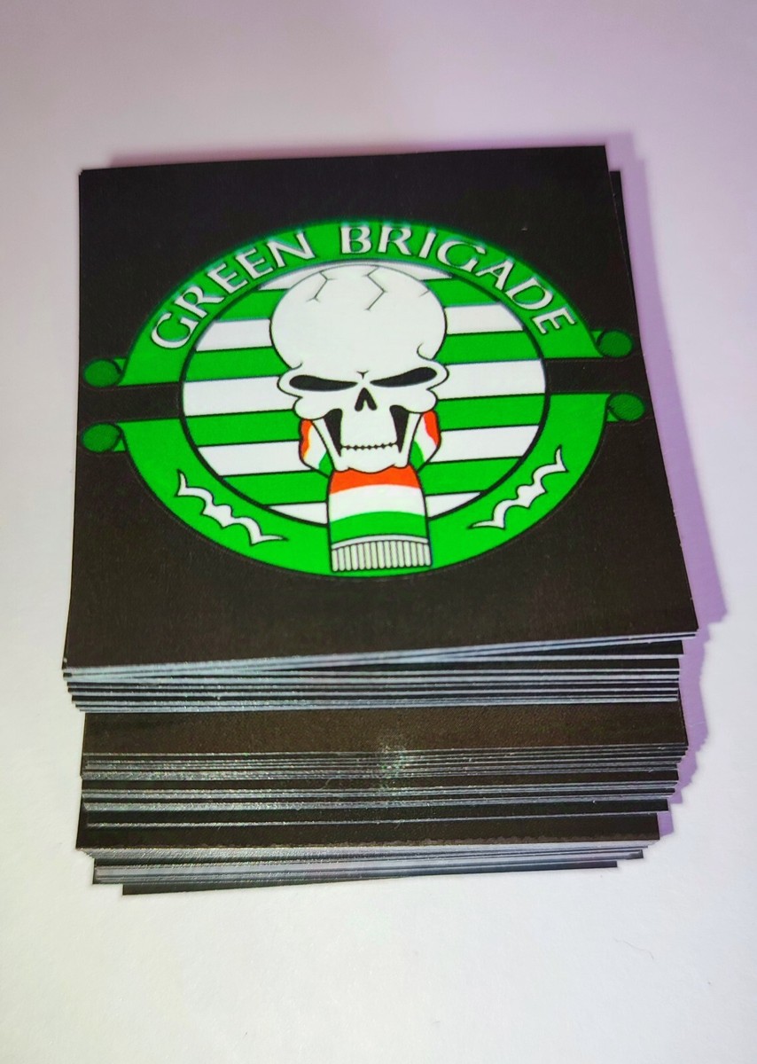 Green Brigade Logo Celtic Fans Green Brigade Set Off Editorial Stock