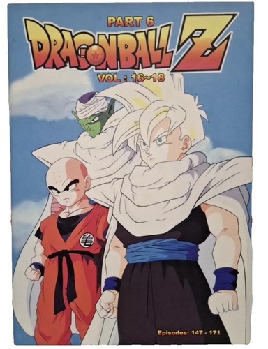 Dragon Ball Z Part 6 Vol 16-18 Episodes 147-171 DVD 3 Disc Set Japan ...