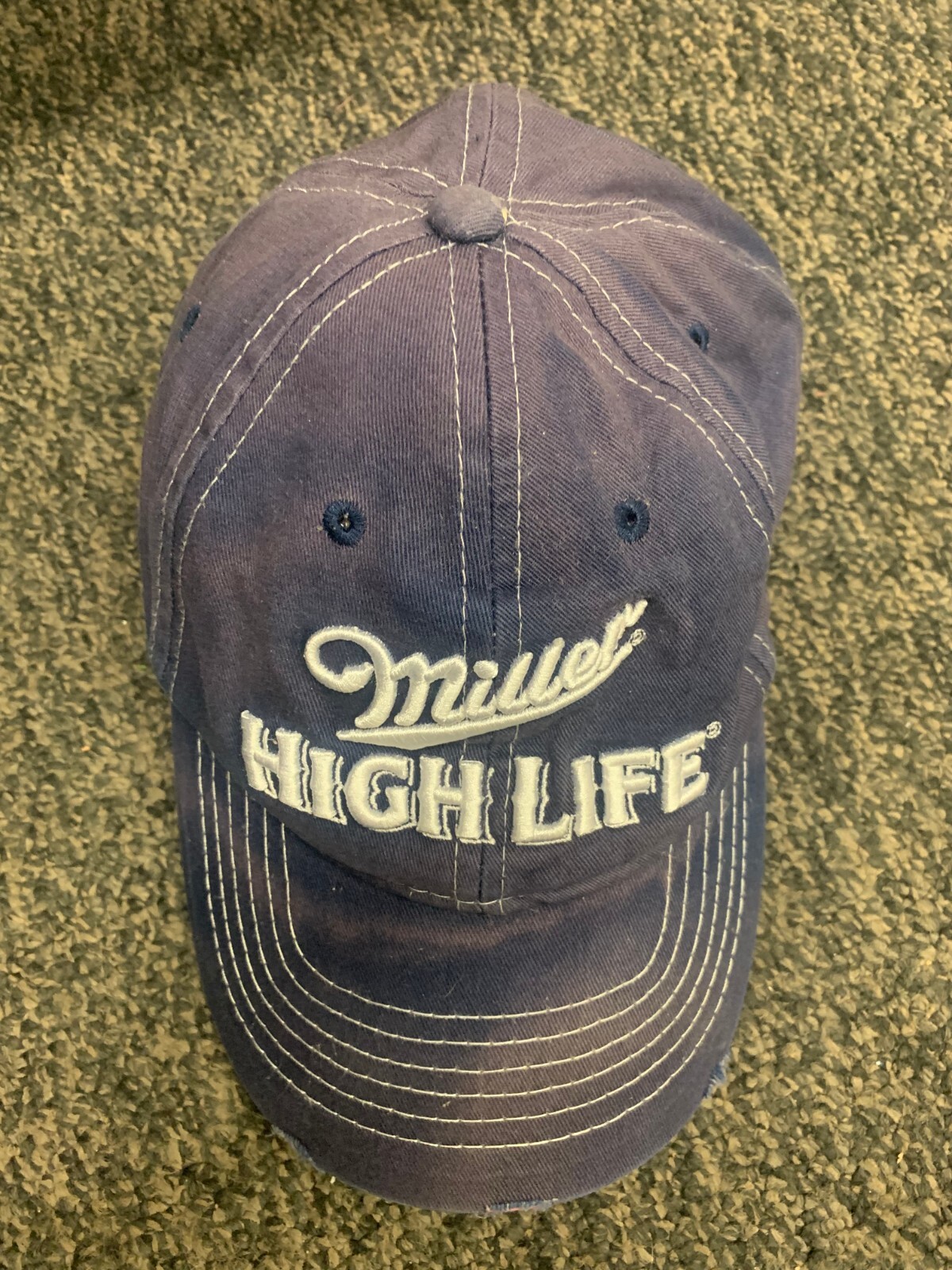 Miller High Life Hat Cap Adjustable Purple Pre Owned … - Gem