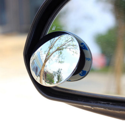 1*2Pcs small round mirror blind spot car rearview mirror auxiliary ...