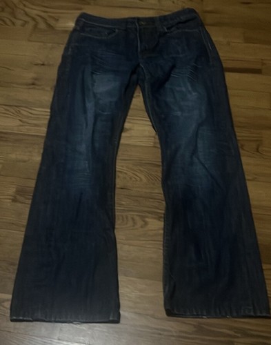 Dark wash Buffalo David Button Ruffer Jeans mens Size: 31W x 32L | eBay