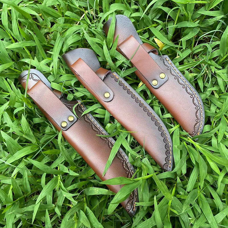 Leather Hand Crafted Belt Loop Knife Sheath Holster Fixed Blade Knife ...