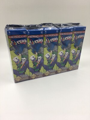 HeroClix Booster Brick - The Joker's Wild - 10 Booster Boxes Per Brick ...
