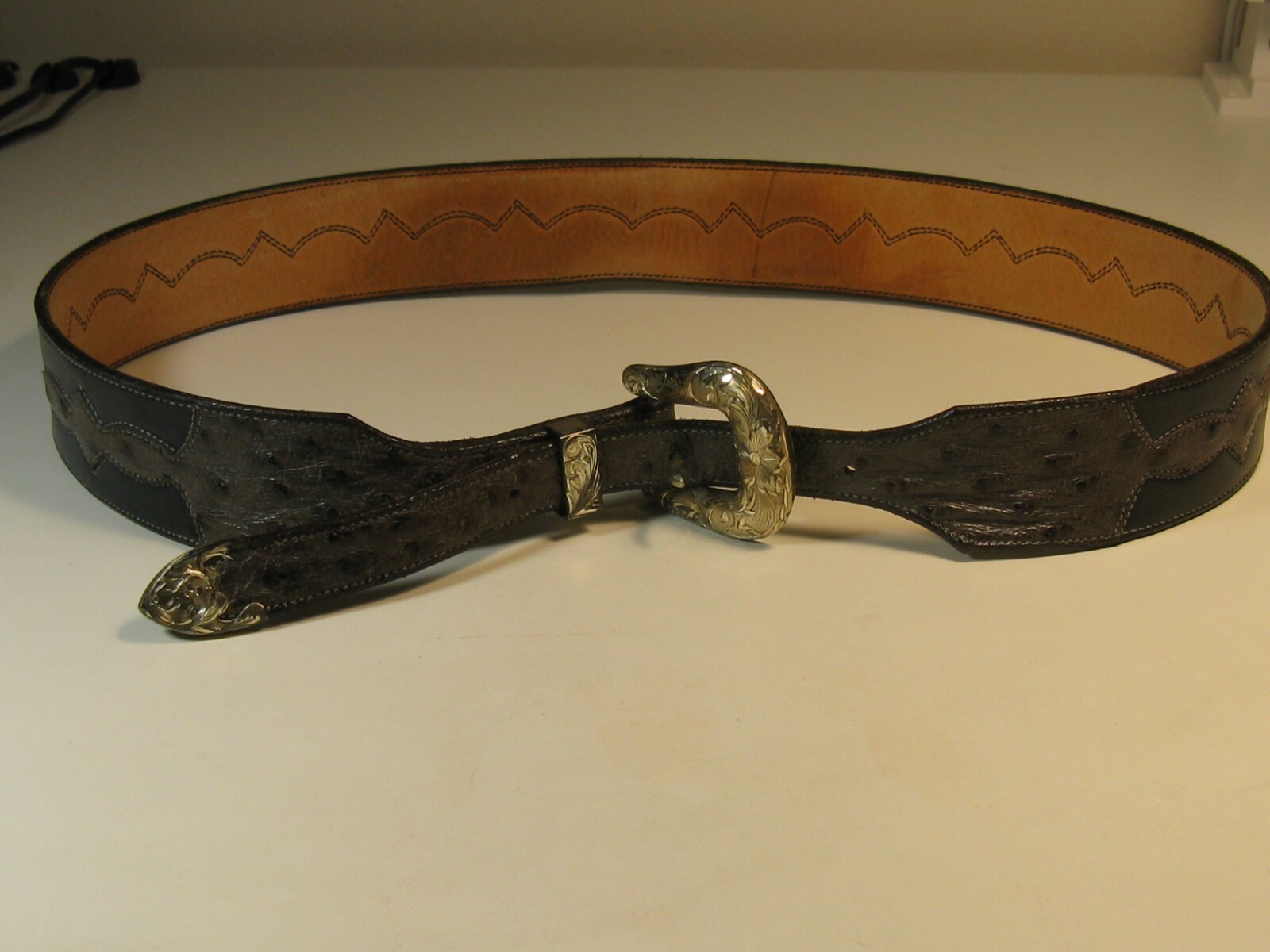 Custom Made Leather Ranger Belts