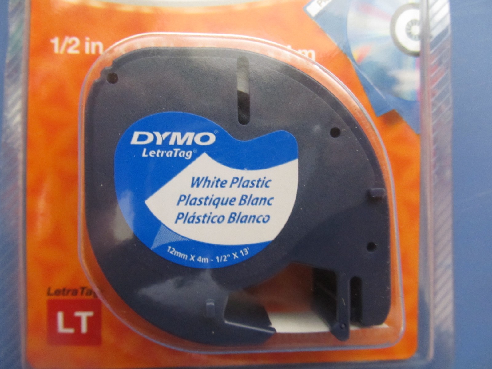 Dymo LetraTag WHITE Plastic Refill Tape Cartridges Dymo Letra Tag ...