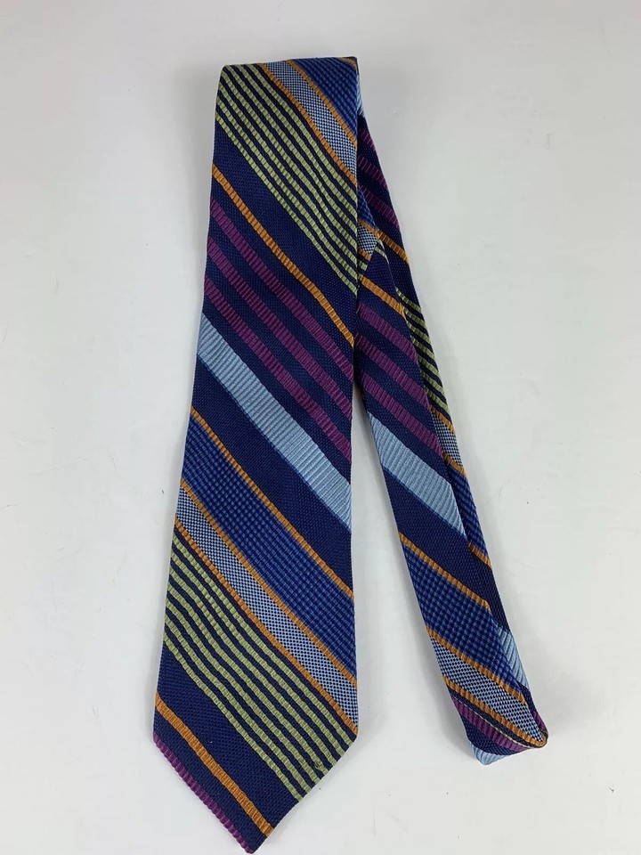 DeSantis Collection 100% Silk Men’s Necktie Made In Italy Multi Color ...