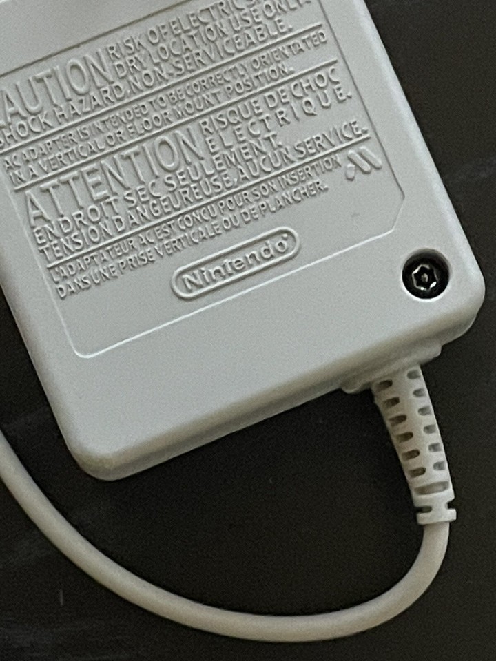 ORIGINAL NINTENDO 3DSXL NDSi DSi XL 3DS 3DS XL WALL CHARGER/AC ADAPTER ...