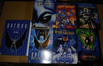 Batman Movie Collection Box Set Dvd Phantasm Superman Animated Lot Dc ...