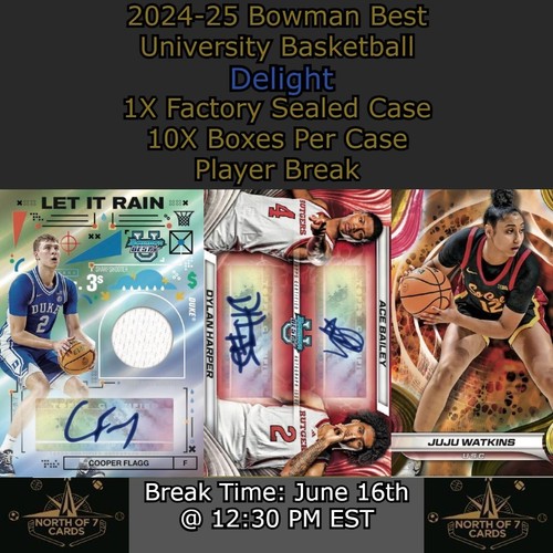 Donavan Freeman - 2024-25 Bowman Best University BK Delight 1X Case ...
