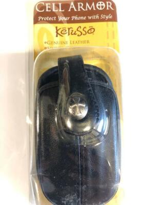 Cell Armor Cover Leather Black | eBay