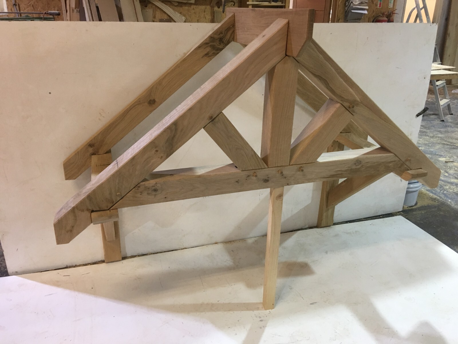 Solid Green oak porch frame canopy | eBay UK