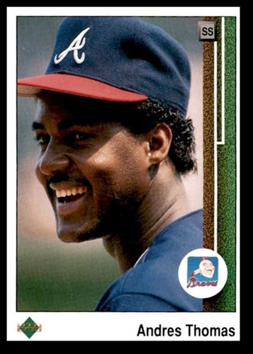1989 Upper Deck Andres Thomas Atlanta Braves #144 | eBay