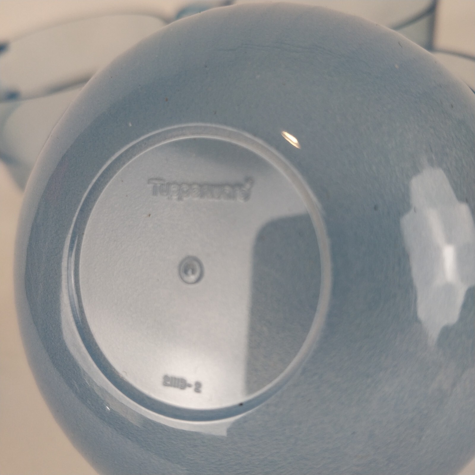 Tupperware Preludio Stackable Acrylic Mug Cup lot of 4 Blue Water New ...