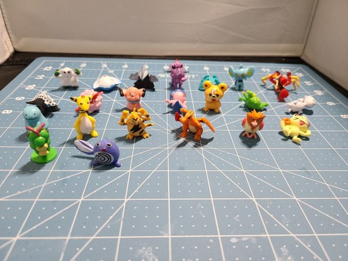 Lot of 22 Mini Miniature Pokemon Toy Figures | eBay
