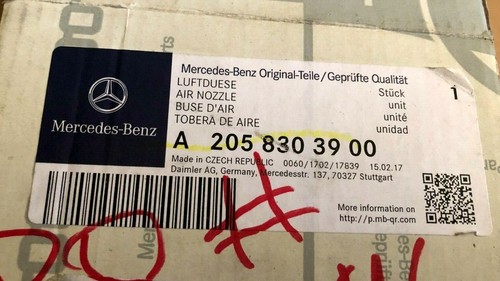 2017 2018 Mercedes C300 C63 C43 GLC300 GLC43 FRONT LEFT AIR VENT ...