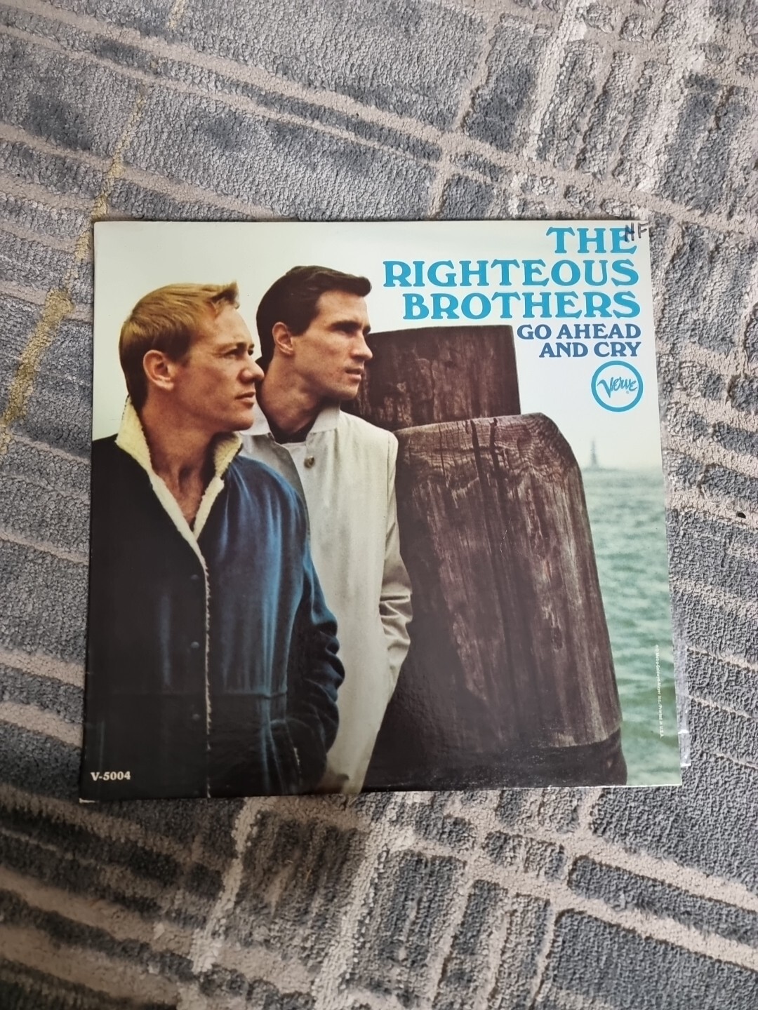 THE RIGHTEOUS BROTHERS GO AHEAD AND CRY VERVE V-5004 EXC VINYL LP 115 ...