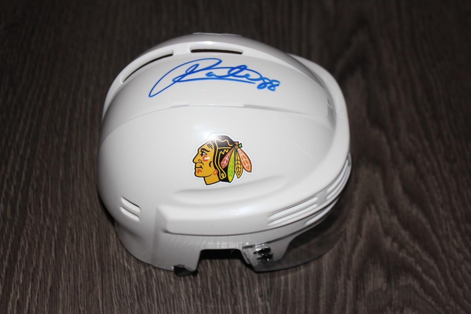 Patrick Kane Chicago Blackhawks Autographed Mini Helmet Frameworth | eBay