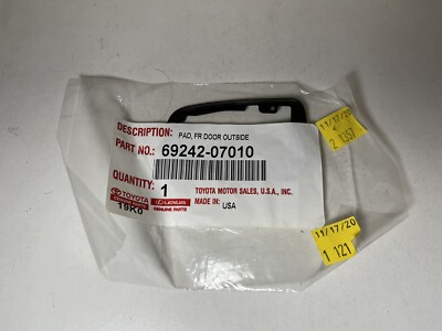 Genuine OEM Toyota 69242-07010 Front Door Handle Pad Sienna Avalon ...