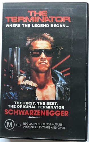 The Terminator 1984 VHS Original Roadshow Home Video Iconic Sci-Fi ...