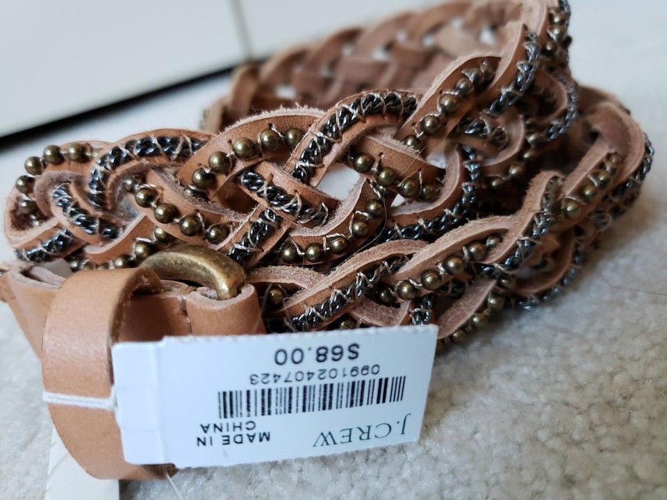 J.Crew Women's leather belt RN77388 S/M | eBay