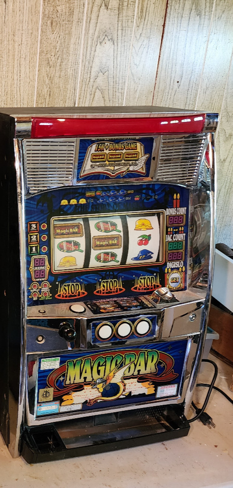 Bellco MAGIC BAR 1 Pachislo Slot Machine, Coins, Key, 120V | eBay