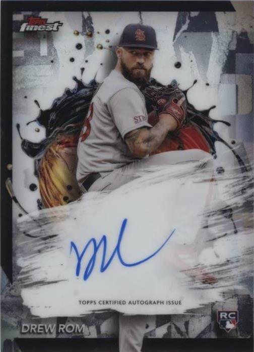 2024 Topps Finest - Finest Autographs Drew Rom #FA-DR (AU, RC) for sale ...