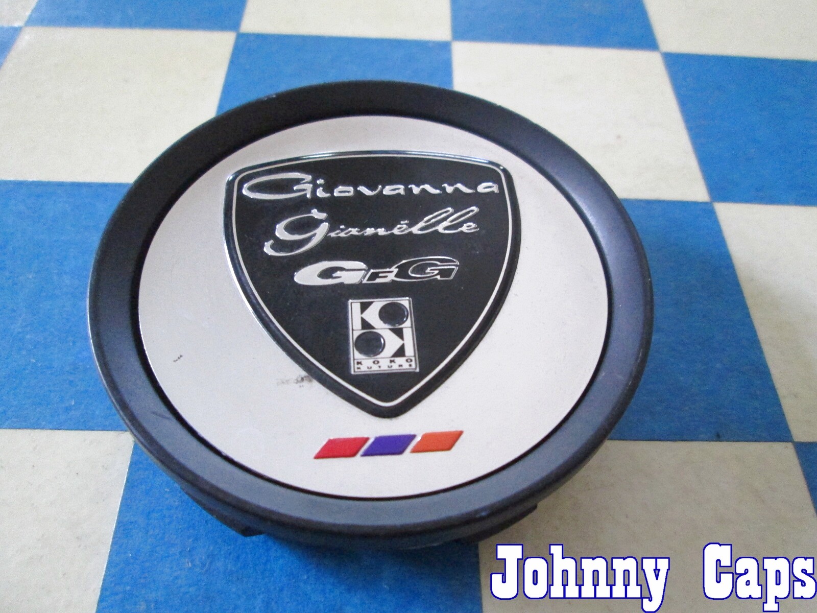 GIOVANNA Wheels # N/A. BLANK. . Custom BLACK "FLOATER" Center Cap [44 ...