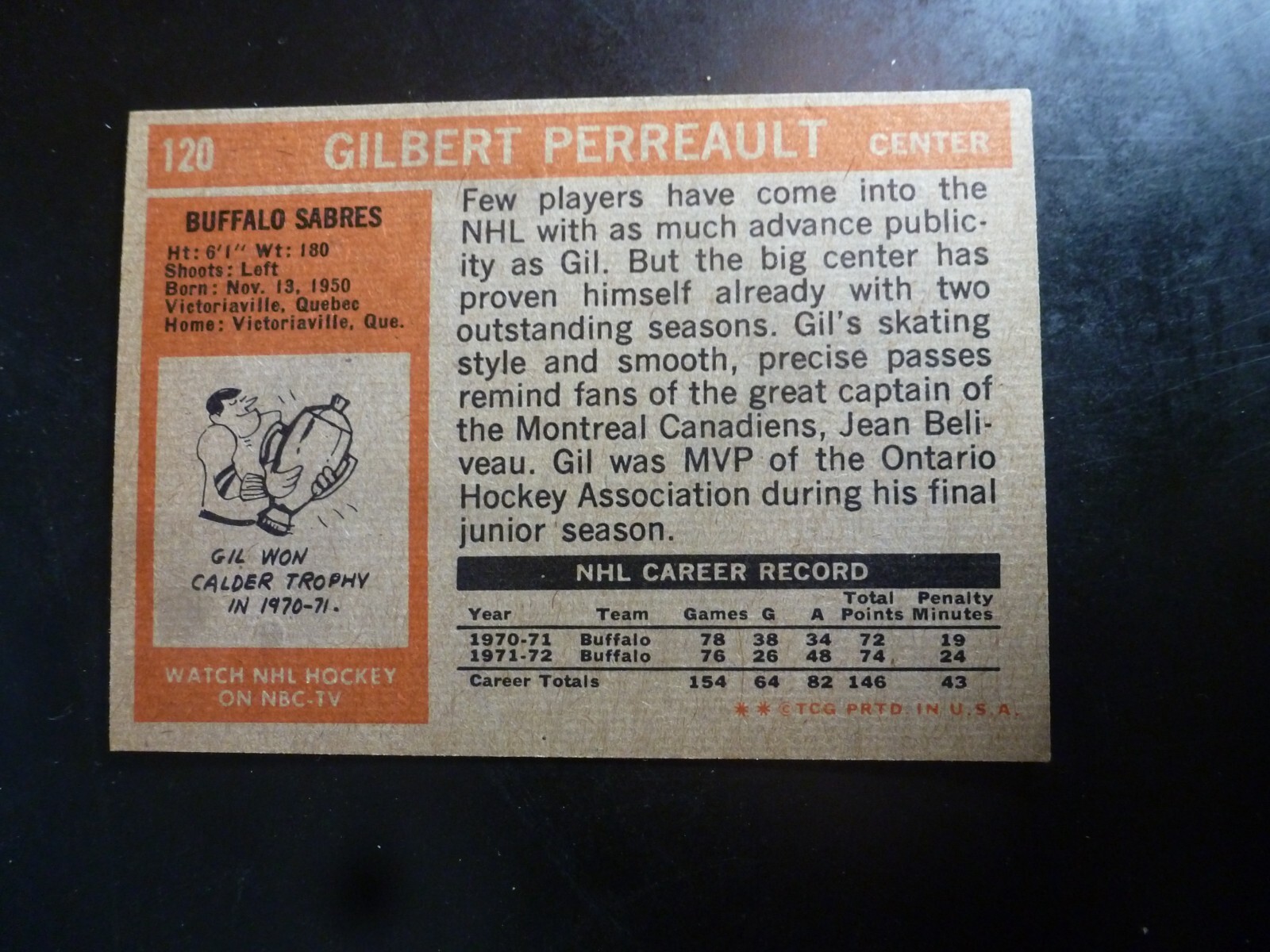 1972-73 Topps - #120 Gilbert Perreault for sale online | eBay