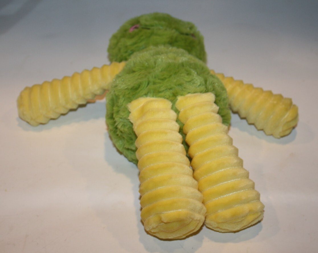 Walmart Plush Green Yellow Frog 11" Ribbed Legs Stuffed Way to ...