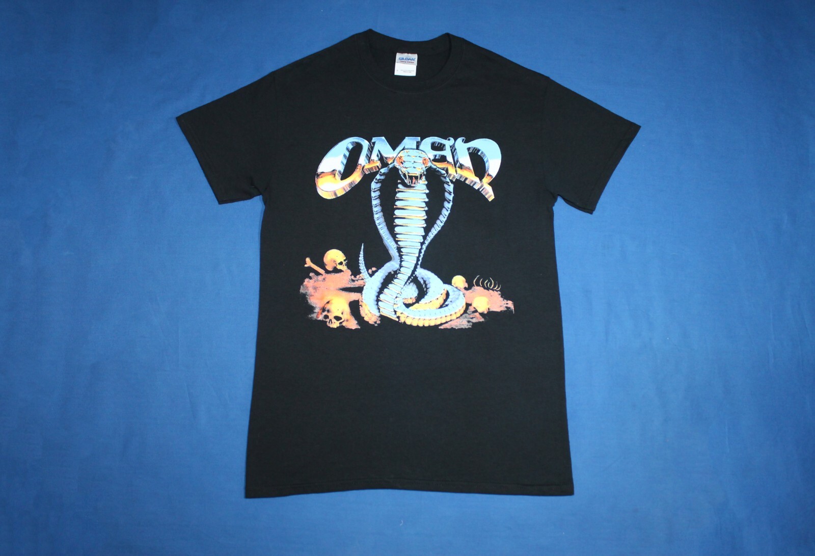 Omen Shirt Warning Of Danger Heavy Metal Band Men's Tee Small | eBay